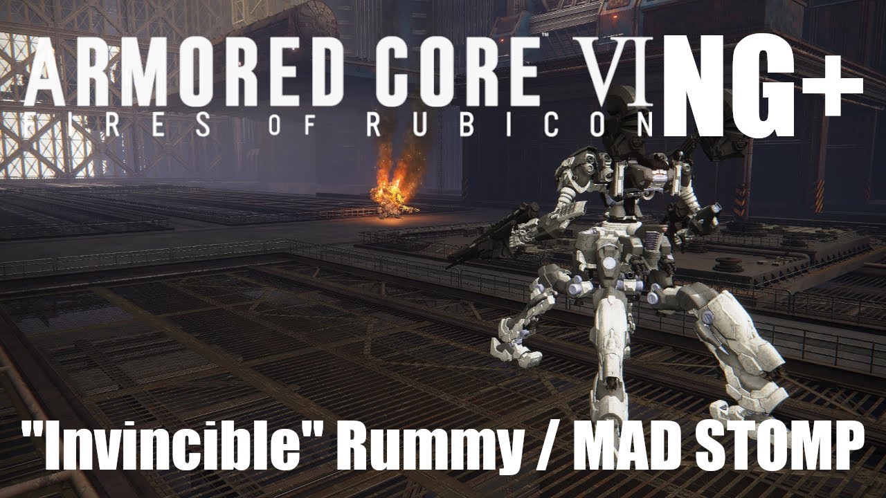 Armored Core 6 NG+ Boss Fight: "Invincible" Rummy / MAD STOMP - YouTube