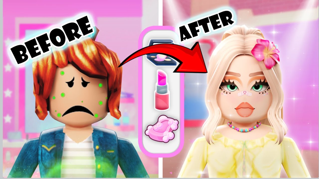 NASIL EN GÜZEL KIZ OLDUM | ROBLOX Salon Makeover | @BUSEDUYGU ...