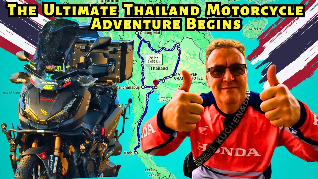 The Ultimate Thailand Motorcycle Adventure Begins - YouTube