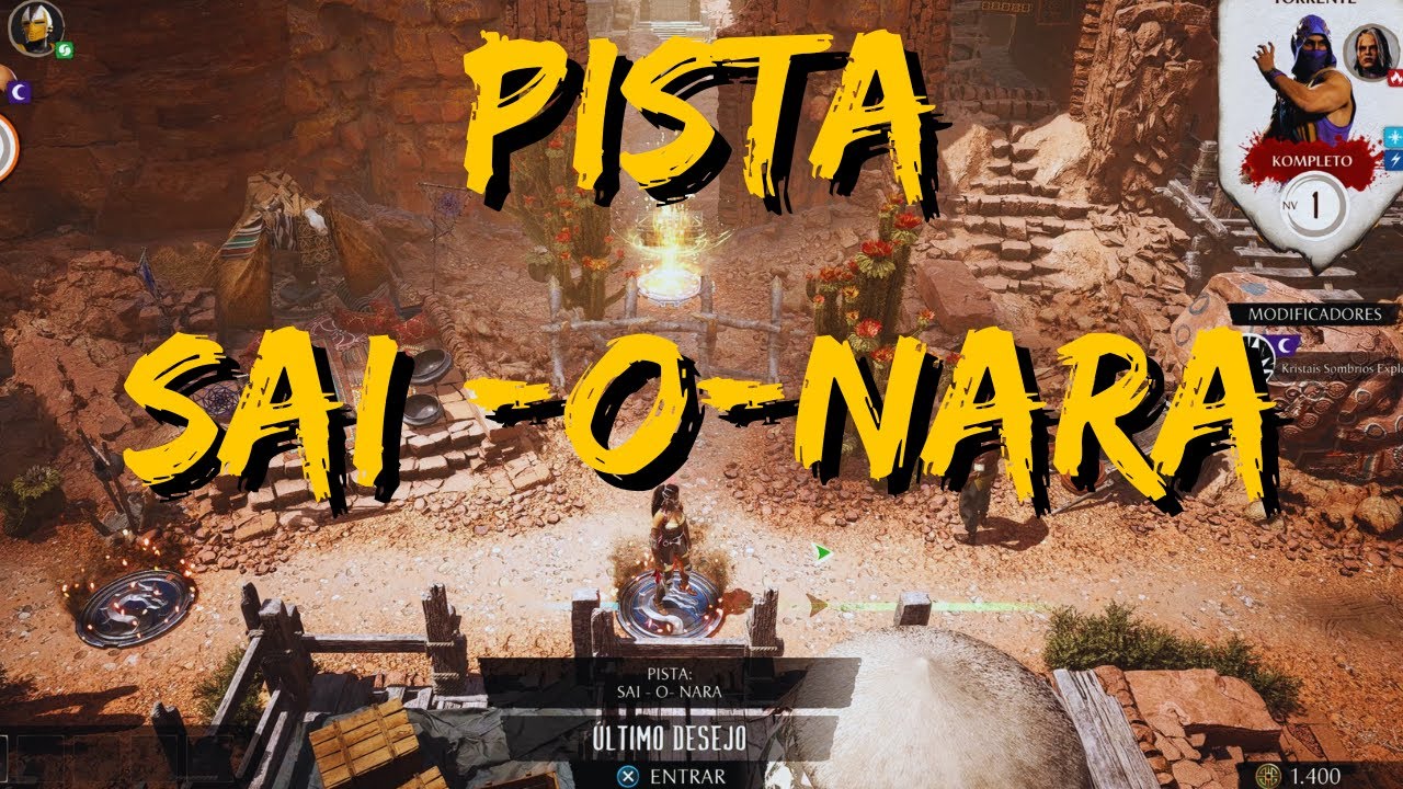 PISTA SAI O NARA MK1 - MODO INVASÃO - YouTube