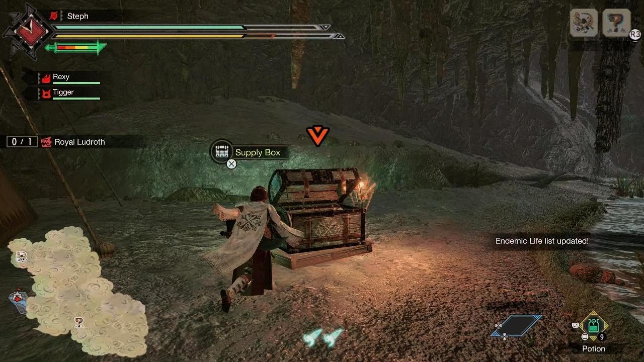 Monster Hunter Rise killing ludroth with sword and shield - YouTube