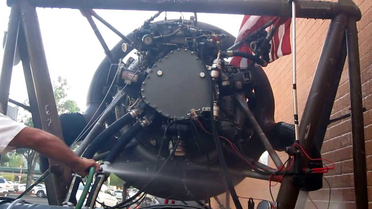 Pratt Whitney R-4360 Wasp Major Start up - YouTube