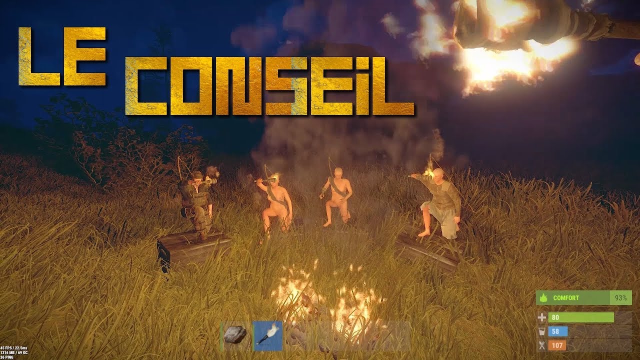 RUST FR - 3 - LE CONSEIL - YouTube