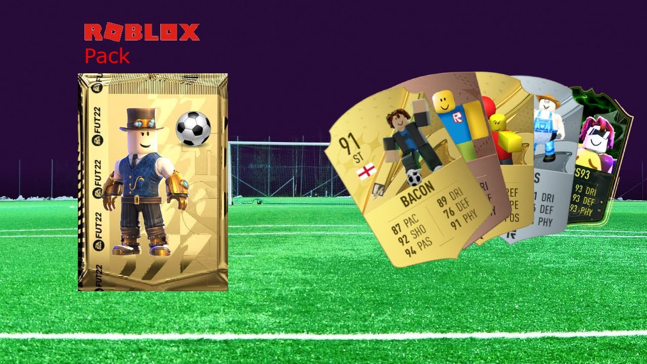Roblox characters as fifa cards - YouTube