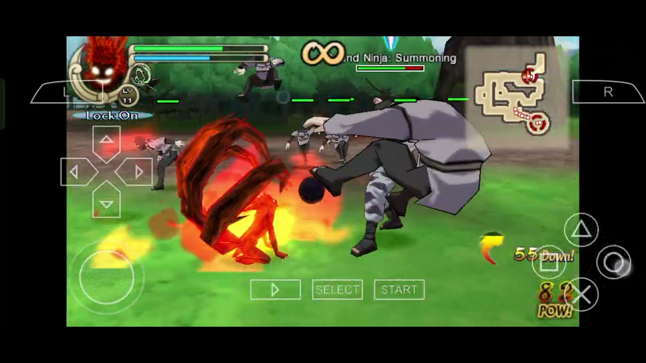 Naruto Shippuden Ultimate ninja impact 19 Naruto Change into Nine tails : Fourth tail Fox Form ...