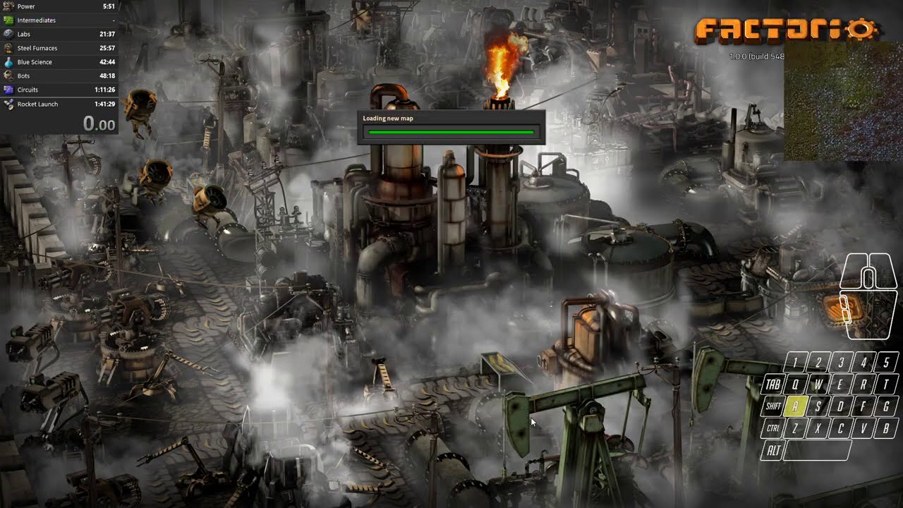 Factorio 1.0 Any% World Record 1h 39m 35s - YouTube