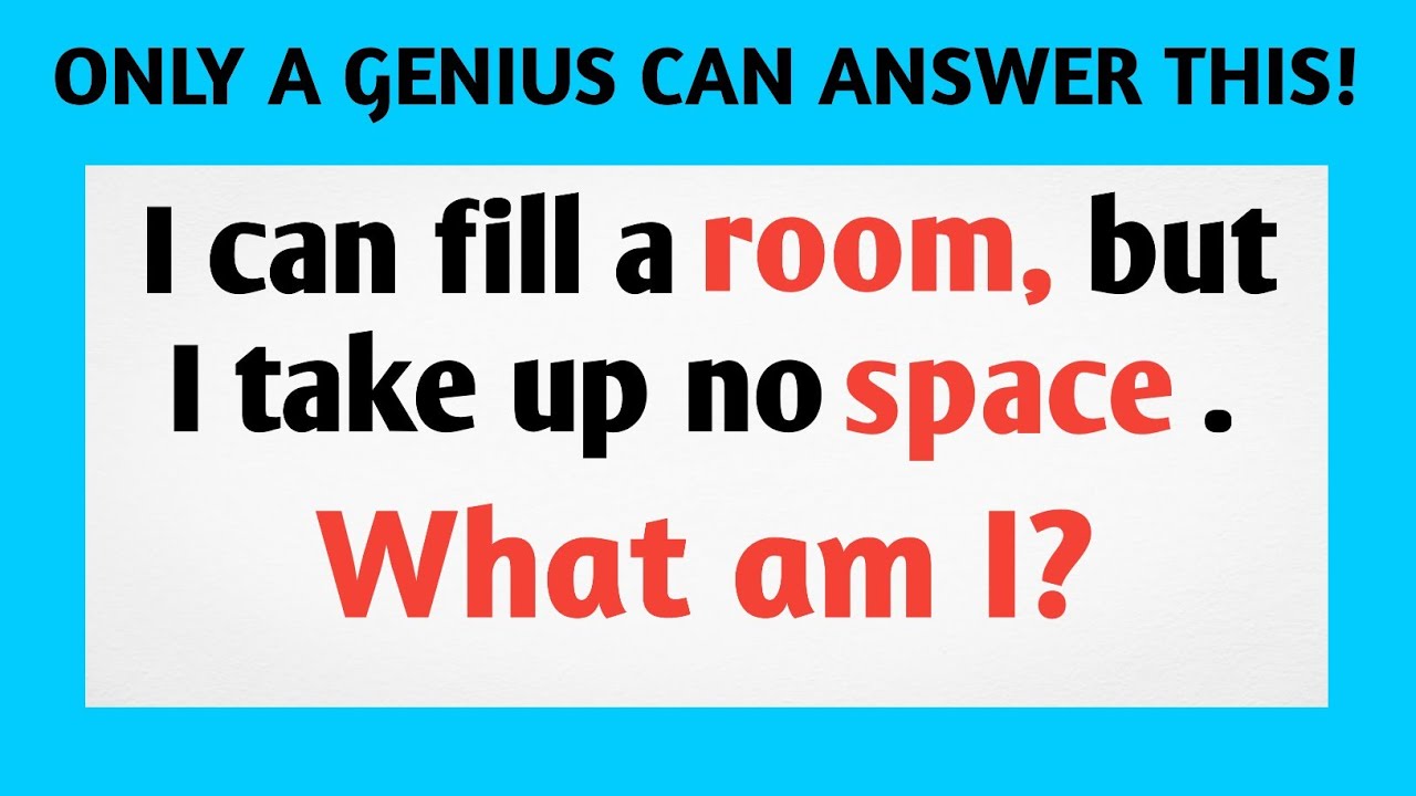 Can You Crack These 30 Mind-Blowing Riddles? Ultimate Quiz | Riddle ...