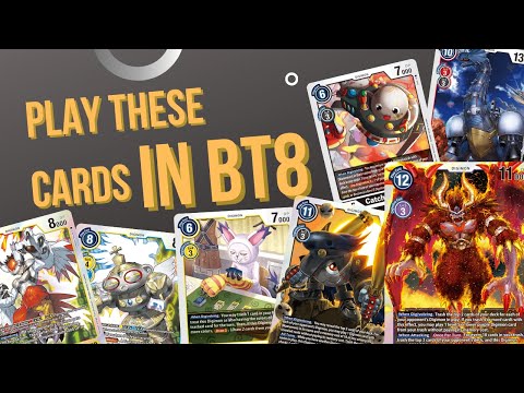Play These Cards! (Digimon TCG BT8 EN Format)