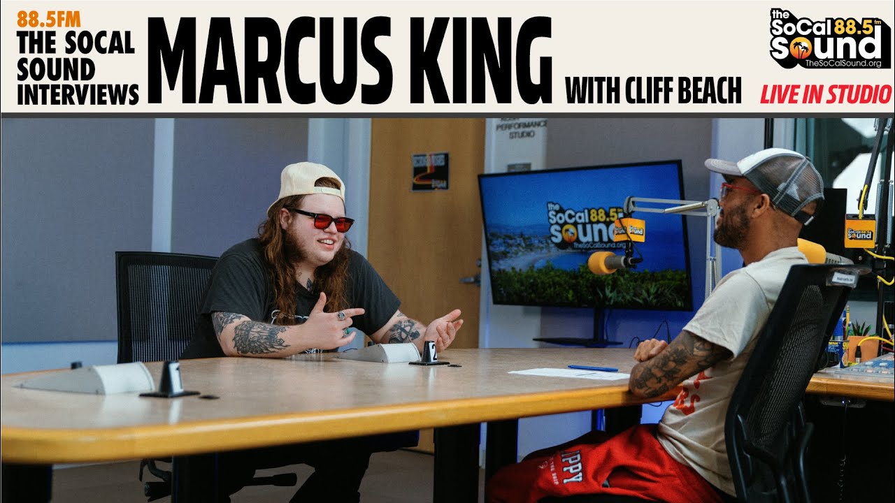 Marcus King Interview with Cliff Beach on 88.5FM The SoCal Sound - YouTube