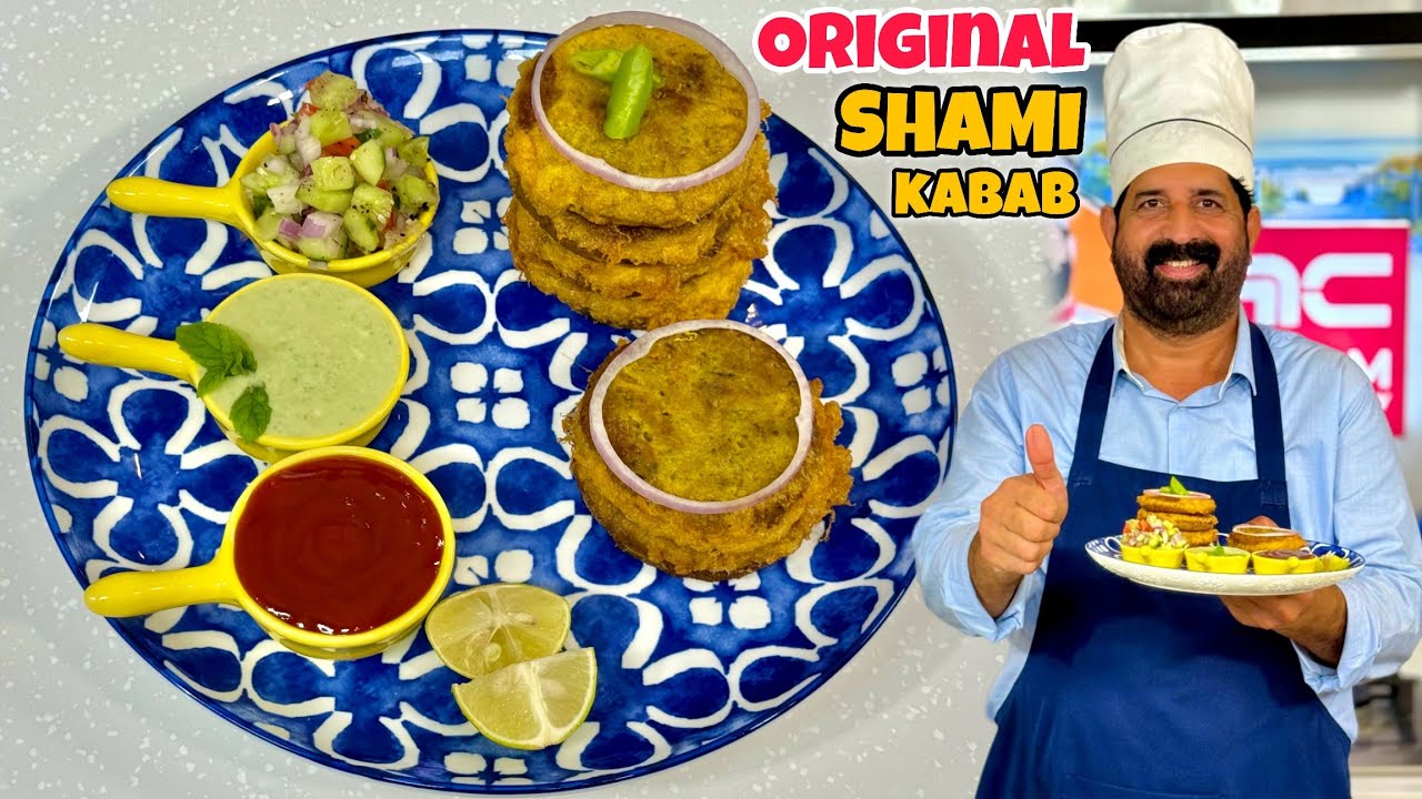 Real Shami Kabab - Step By Step Guide - Dawat Special Beef Kabab Recipe ...