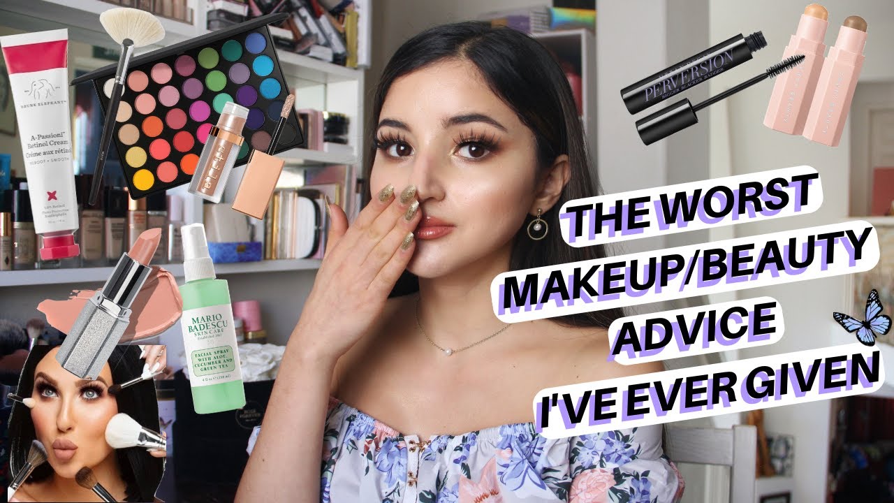The Worst Makeup Beauty Advice Ive Ever Given Reacting To And Backtracking On My Old Videos