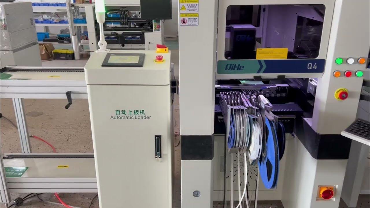 Q4 smt pick and place machine pcb assembly production smd placement ...