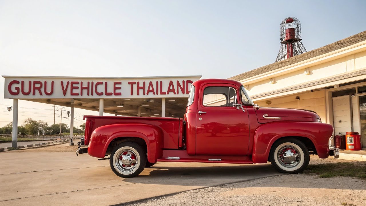 รีวิว Ford F-100 1953-1956 | กระบะคลาสสิกตำนานอเมริกัน | Guru Vehicle ...