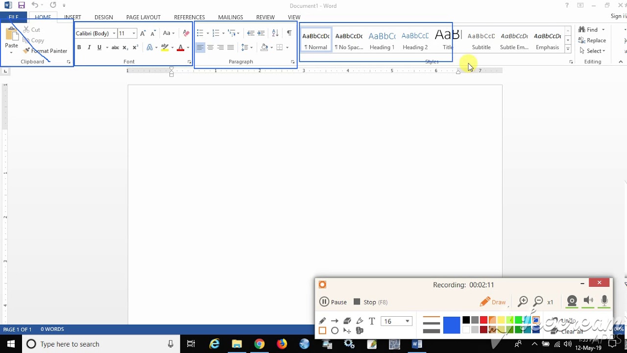 MS WORD CLASS 1 - YouTube