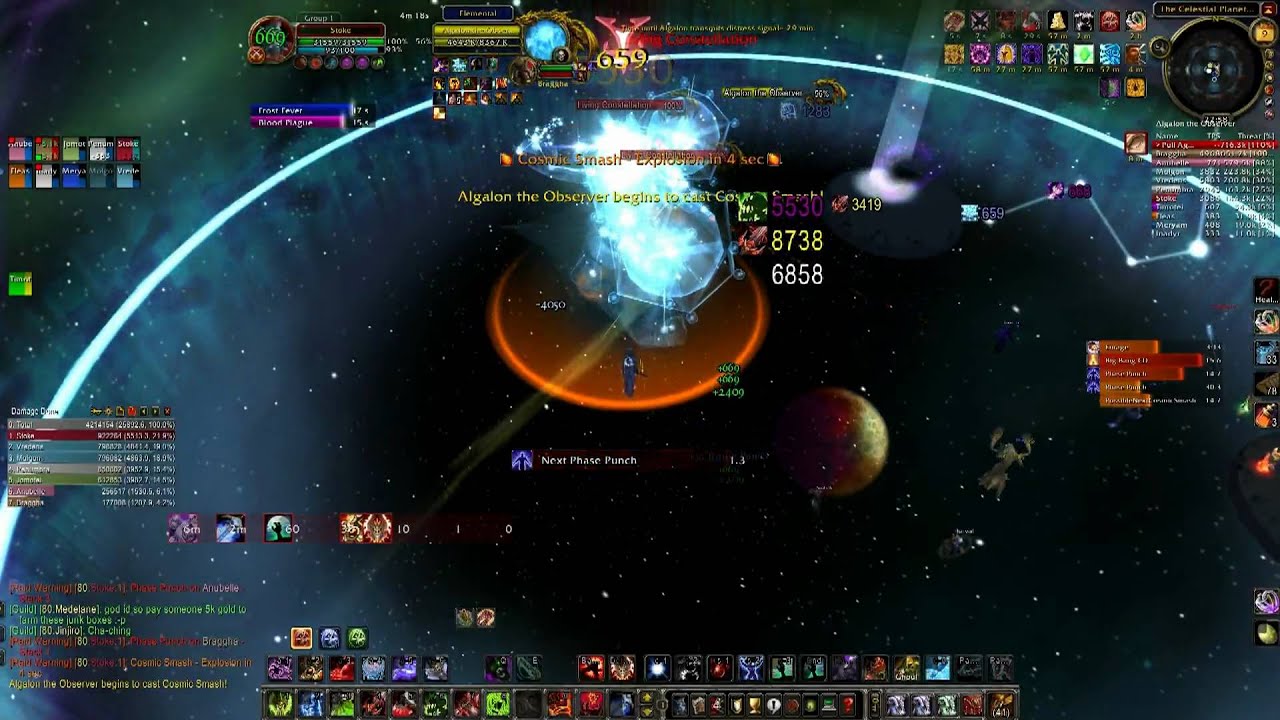 The Hungering Cold Vs Algalon the Observer (10 Player) - YouTube