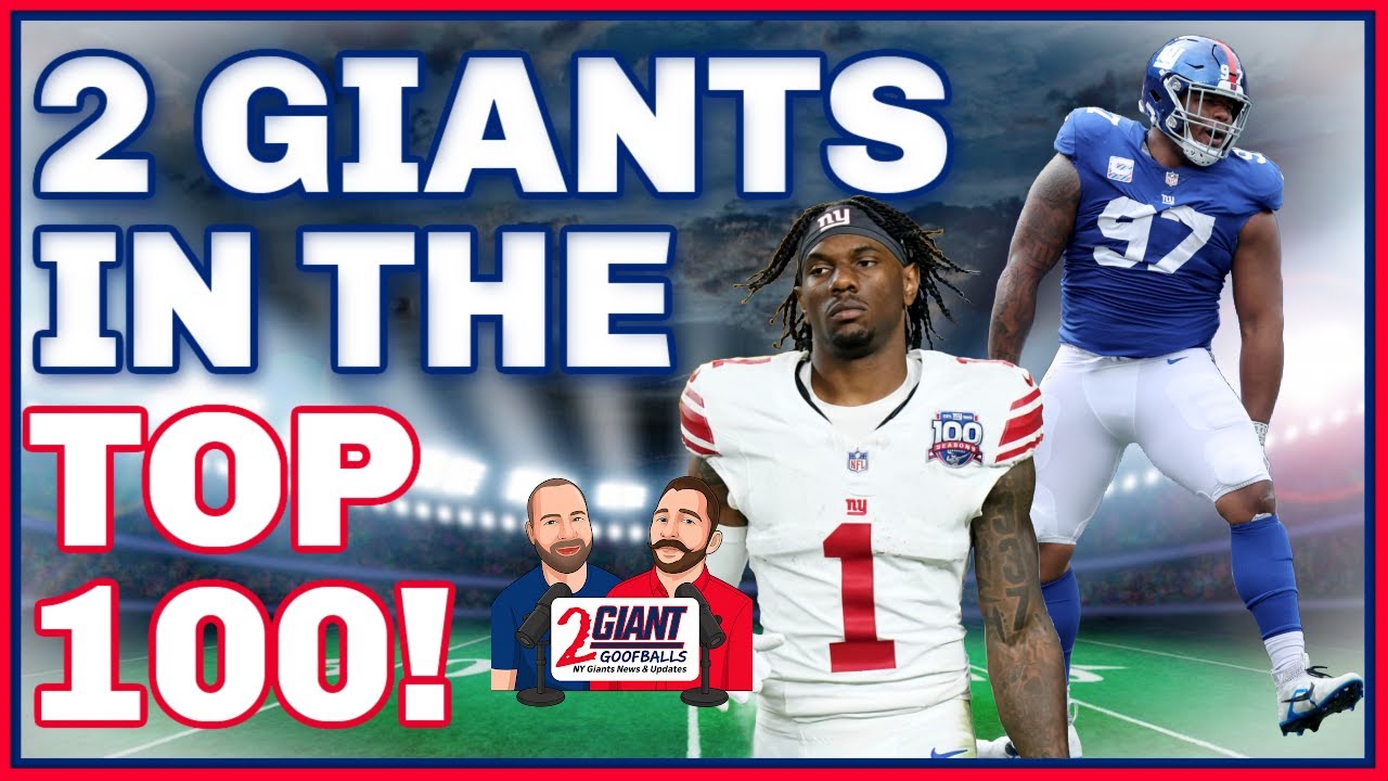 Only TWO Giants Make NFL Top 100 — Are You Kidding? - YouTube