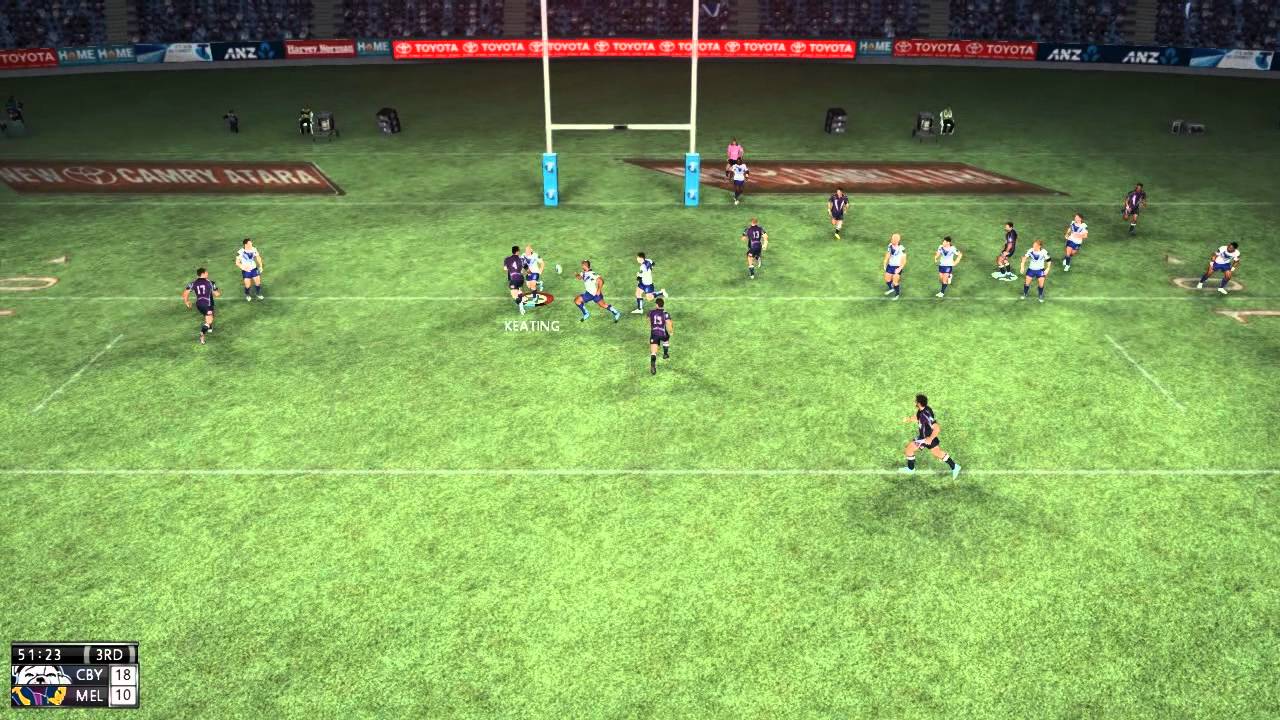 Official Rugby League Live 2 Gameplay - YouTube