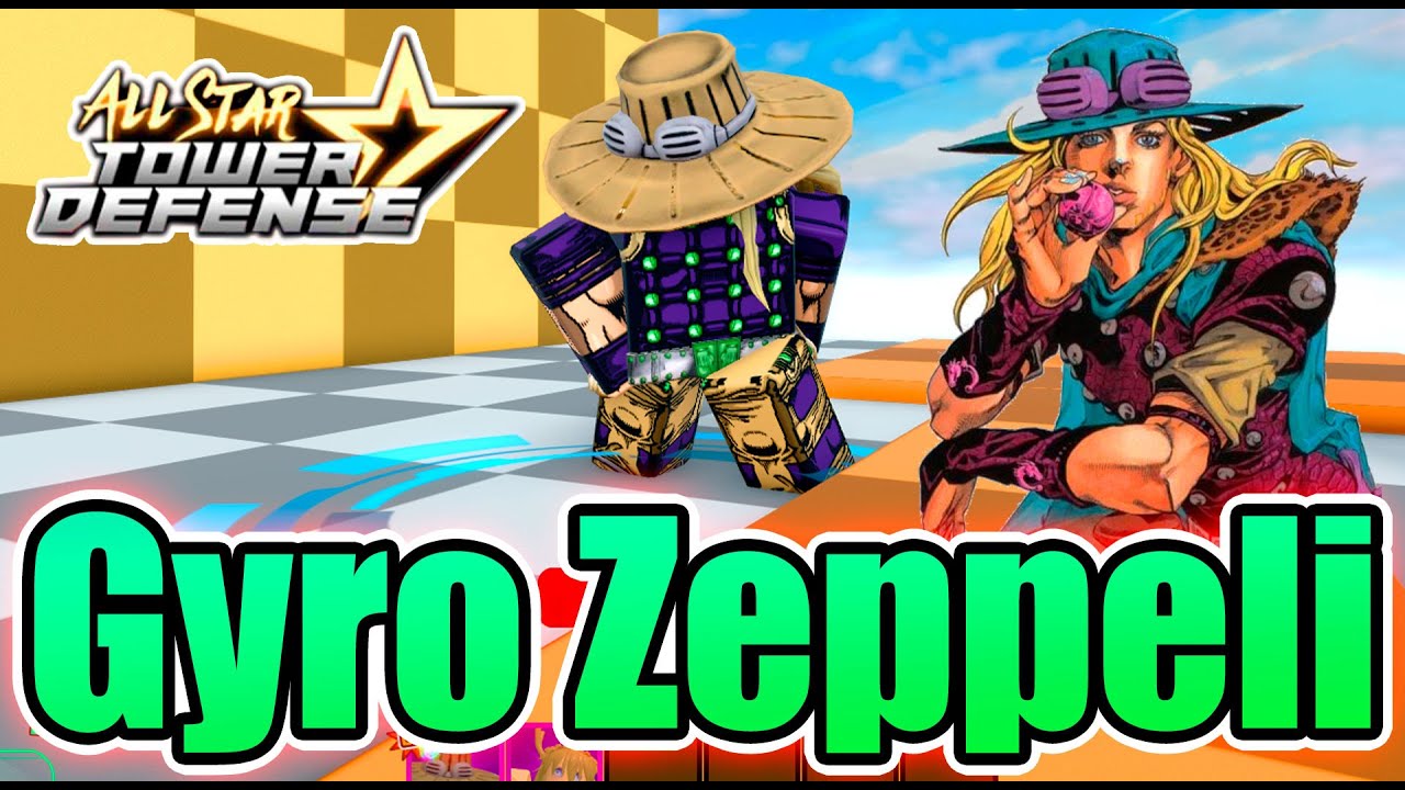 GYRO ZEPPELI 6 STARS SHOWCASE 🧶🌟ALL STAR TOWER DEFENSE 🌟#ROBLOX - YouTube