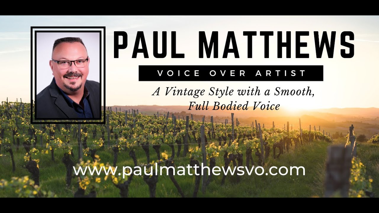 Commercial Voice Over Demo Video - YouTube
