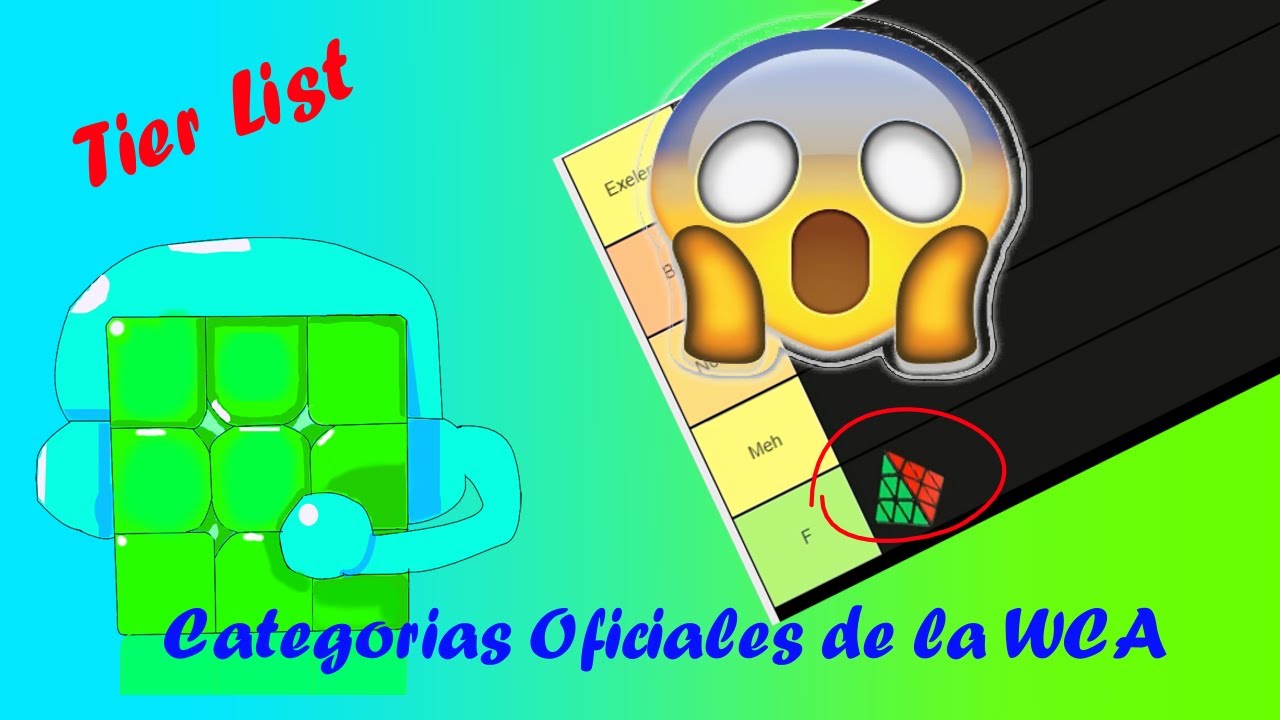 HE VUELTO |Tier list de las categorias oficiales de la WCA. - YouTube