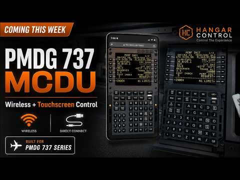 Control Your PMDG 737 MCDU From ANY Touchscreen! | Hangar Control