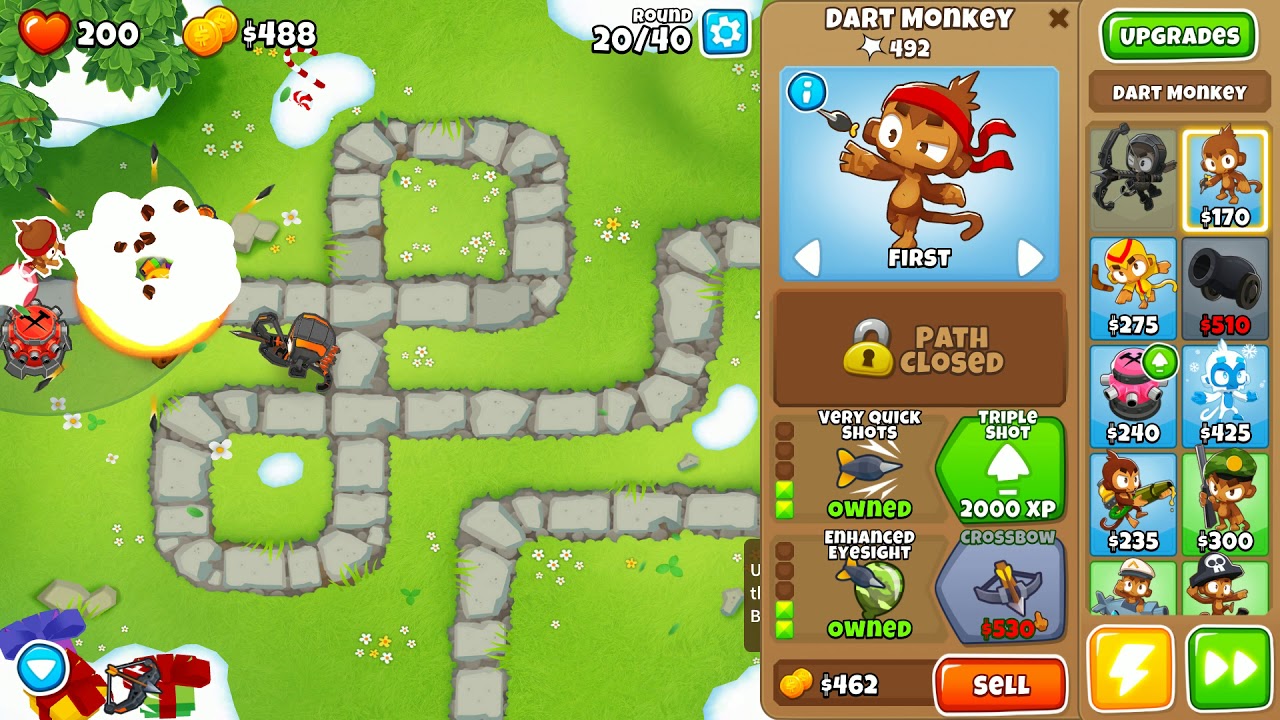BTD6 - Monkey Meadow easy walkthrough - My first video - YouTube