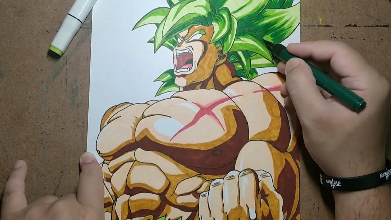 HOW TO DRAW BROLY | THE LEGENDARY SUPER SAIYAN | DRAGON BALL Z - YouTube