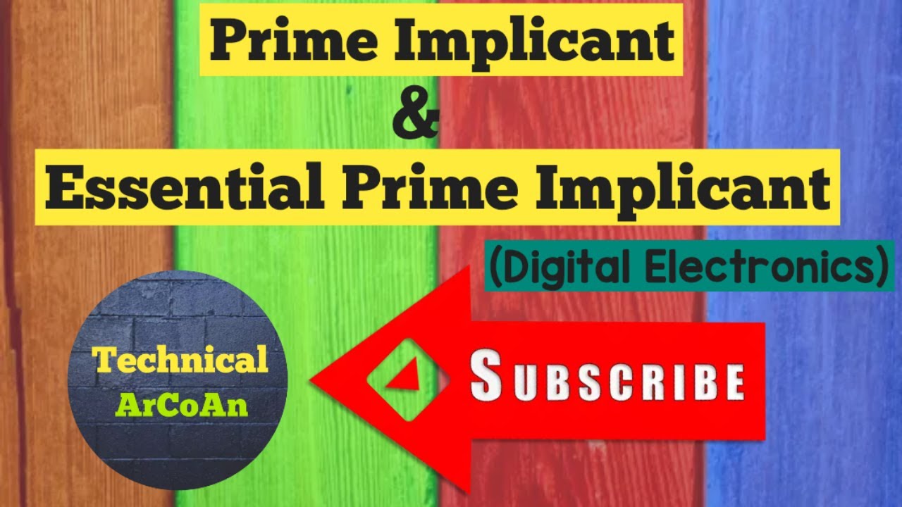 Prime Implicant | Essential Prime Implicant | Implicant| Karnaugh Map ...