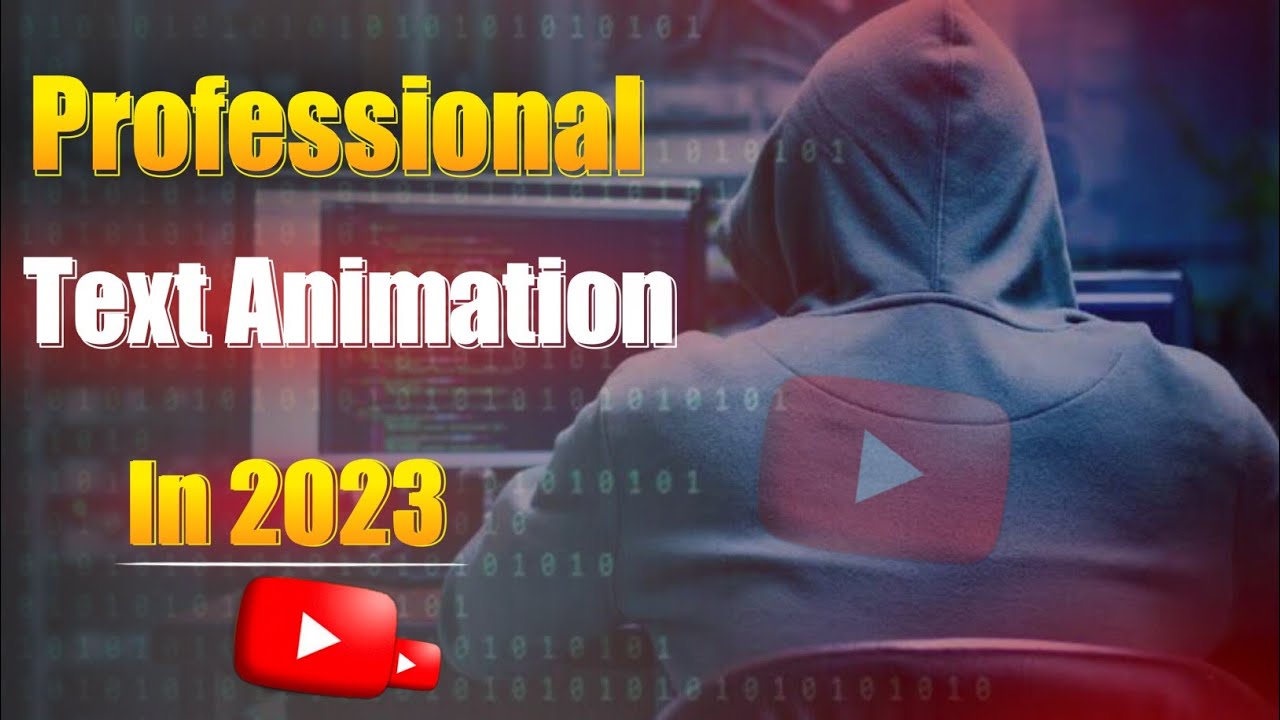 Professional Text Animation In 2023🔥 - YouTube