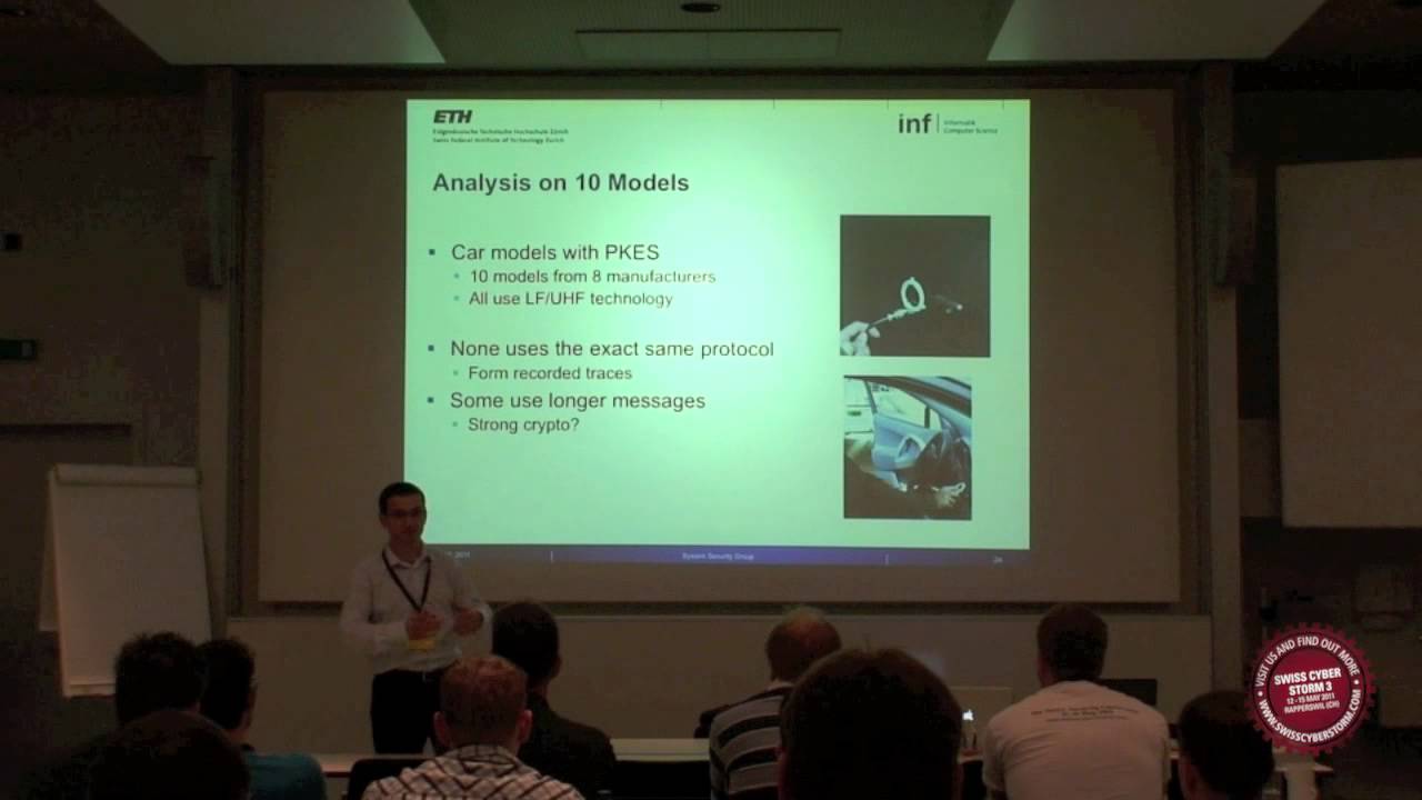 SCS3: Srdjan Capkun - Cracking Keyless Car Systems - YouTube