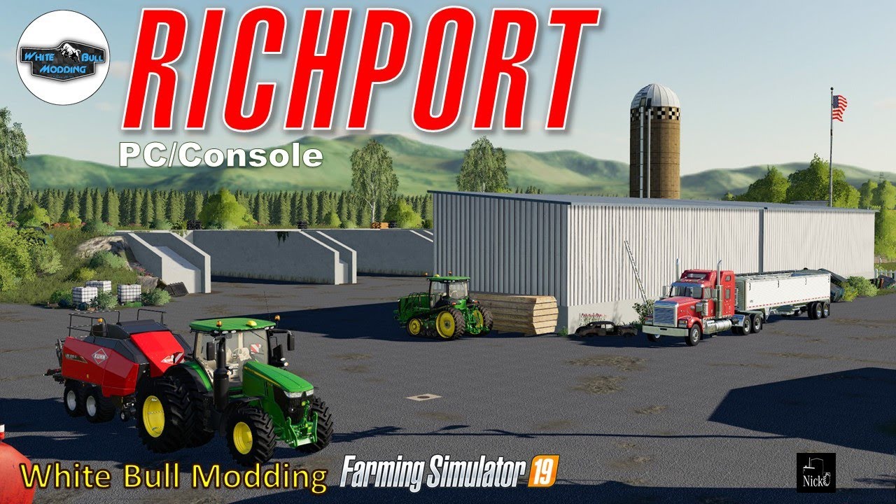 FS 19 🗺️ Richport map by WhiteBull Modding - Preview/Presentazione [PC ...