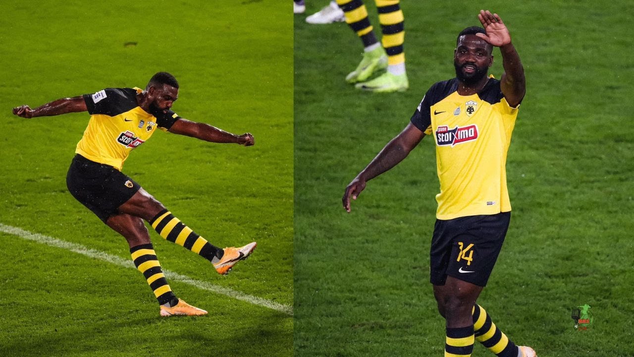 Boom, men tout goals ke Frantzdy Pierrot gentan make ak ekip AEK ...