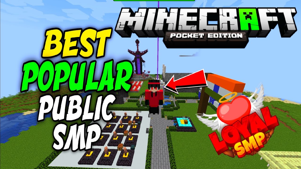 brand new Public Smp For Minecraft server ️ | pocket + Java 24/7 online ...