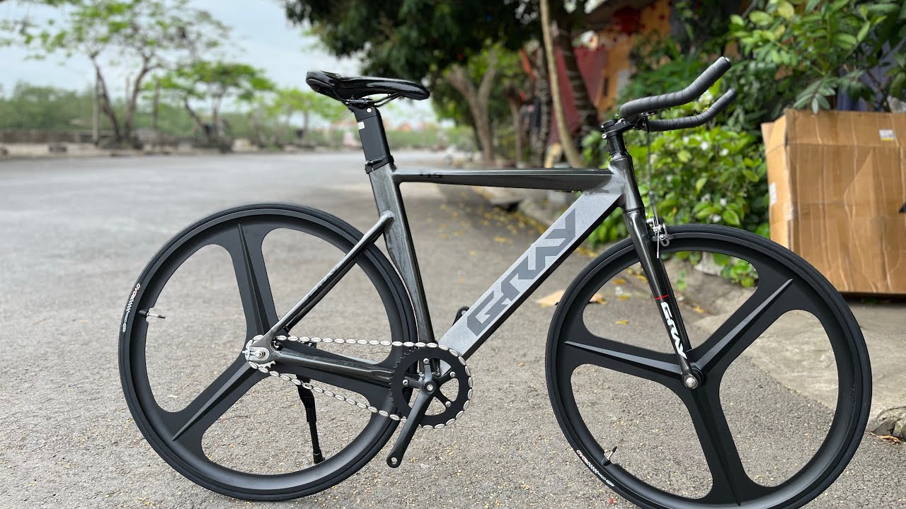Xe đạp fixed gear Gray F15 . Zalo :0879.522.395 - YouTube