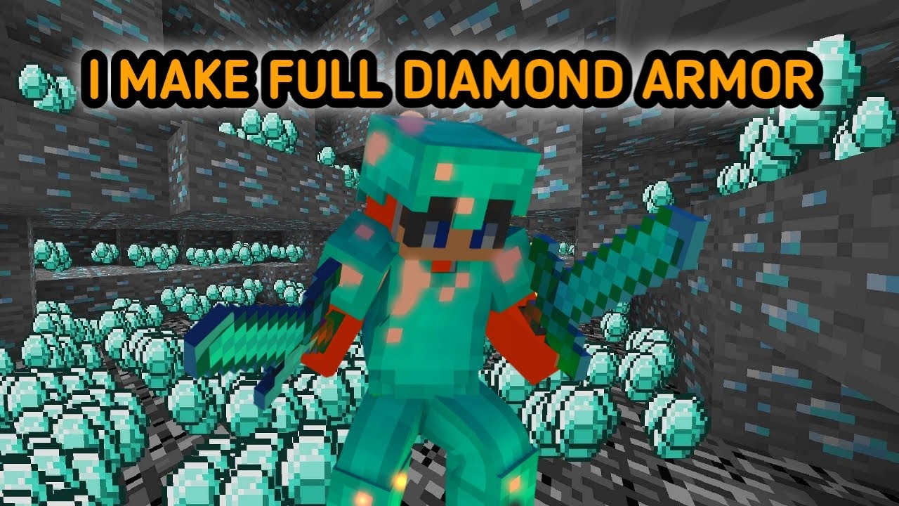 I Make a Full Diamond Armour In Minecraft Survival || Crazy Gamerz ...