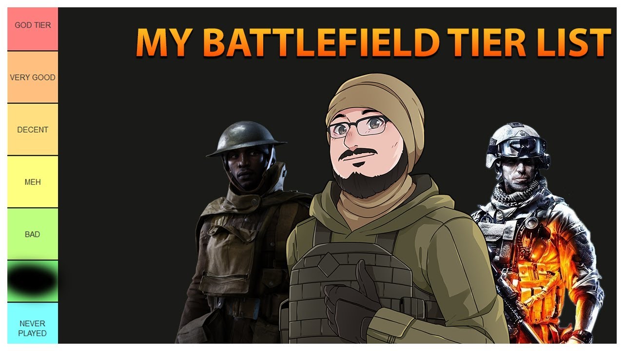 My Battlefield Tier List From Beginning To End YouTube my-battlefield-tier-list-from-beginning-to-end-youtube