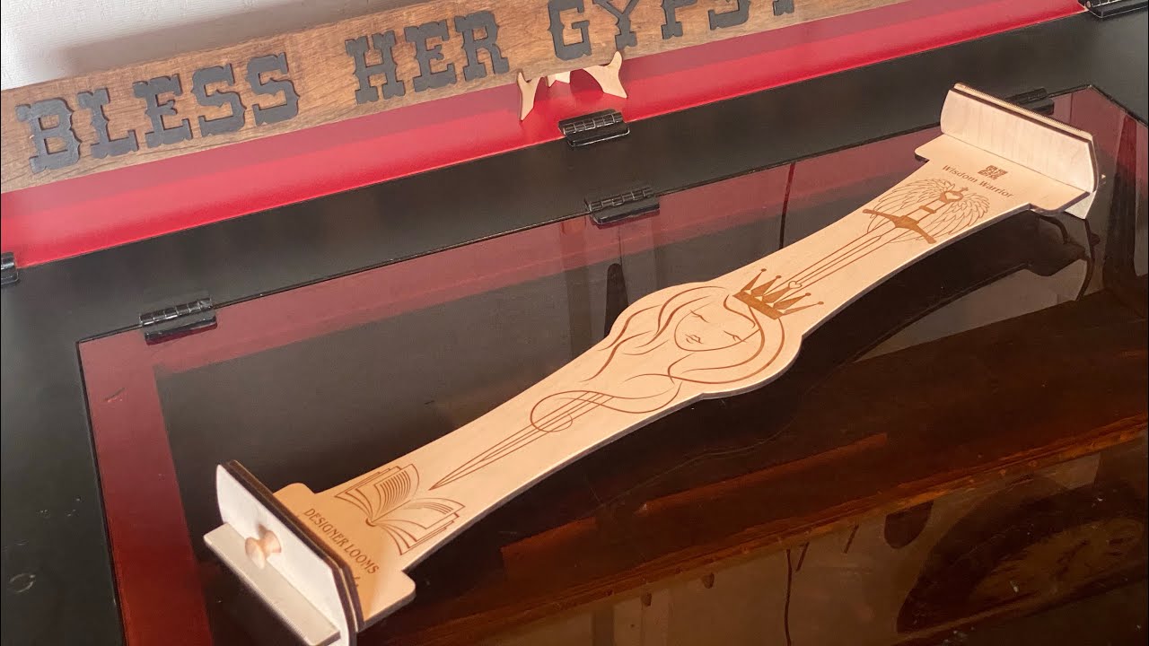 Behind the scenes look at how the wood bead looms are made on a Laser ...