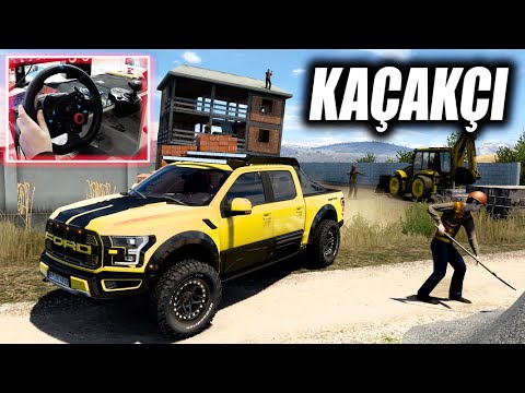 İNŞAATTAN MALZEME KAÇIRDIK !!! FORD RAPTOR ETS 2 MOD 1.45 [ Logitech G29 ]