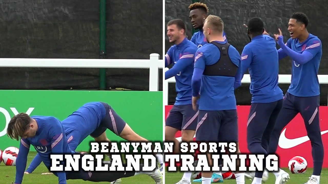 England train at Wolves' Sir Jack Hayward Training Ground ahead of ...