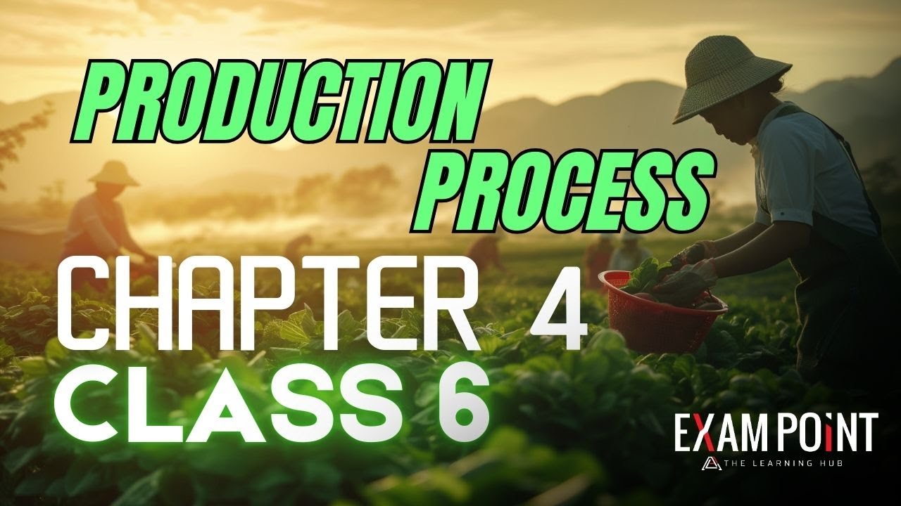 Class 6 SCERT Social Science | Chapter 4: Production Process | Part 1 ...
