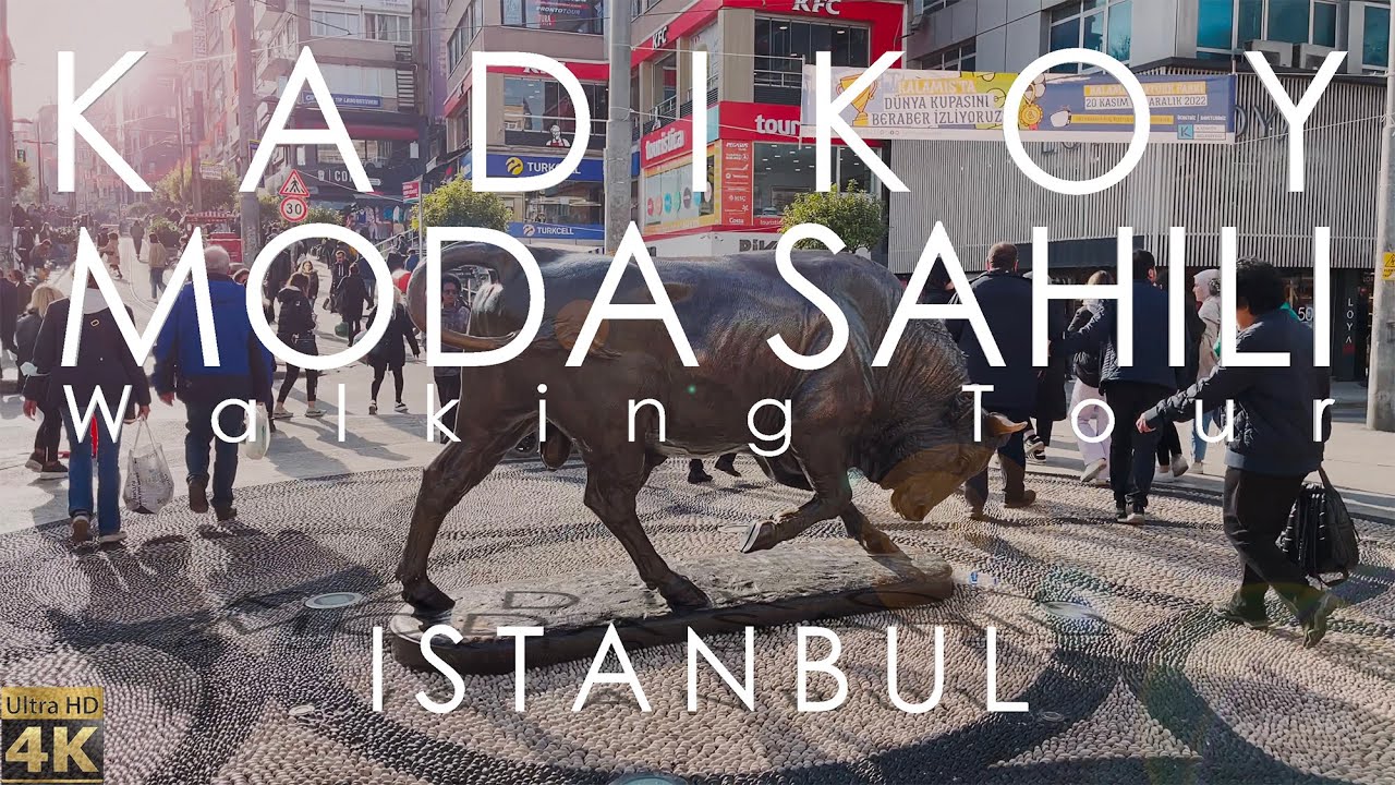 🇹🇷4K Istanbul. Kadikoy - Moda Sahili Park Walking Tour. Turkey. - YouTube