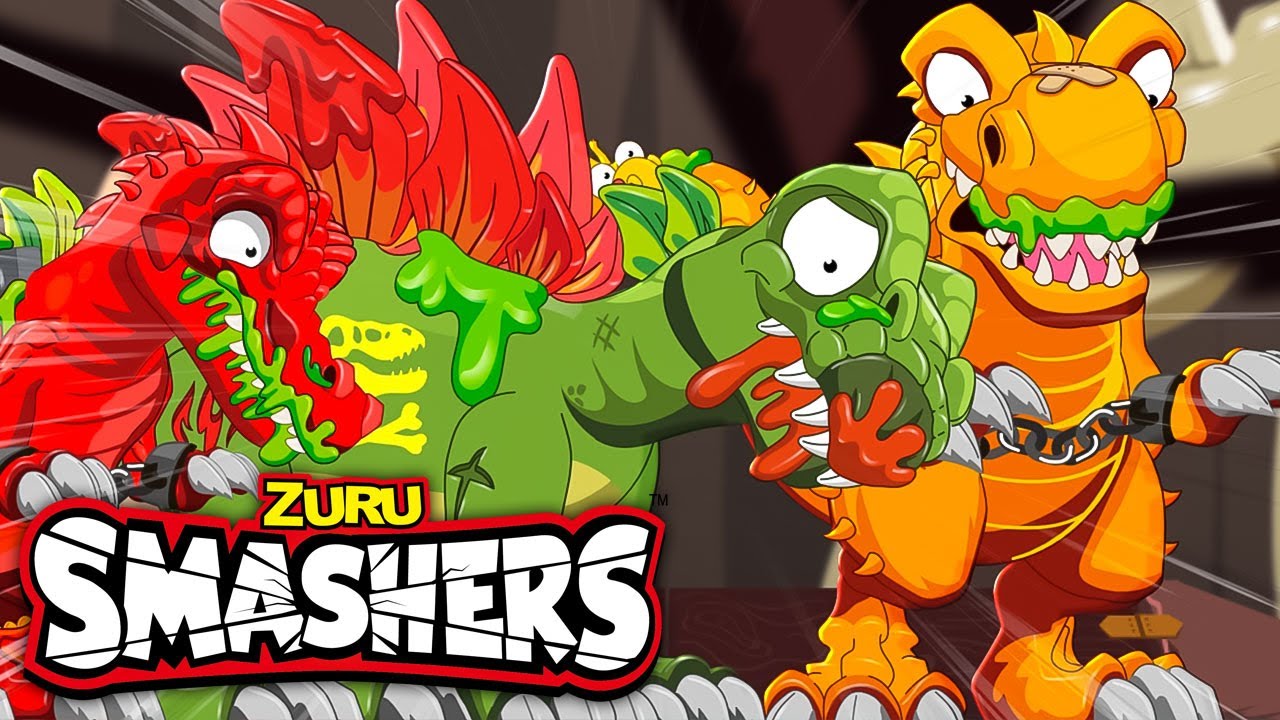SMASHERS! Treasure Chest Brawl + More Kids Cartoons! | Zuru | Smashers ...