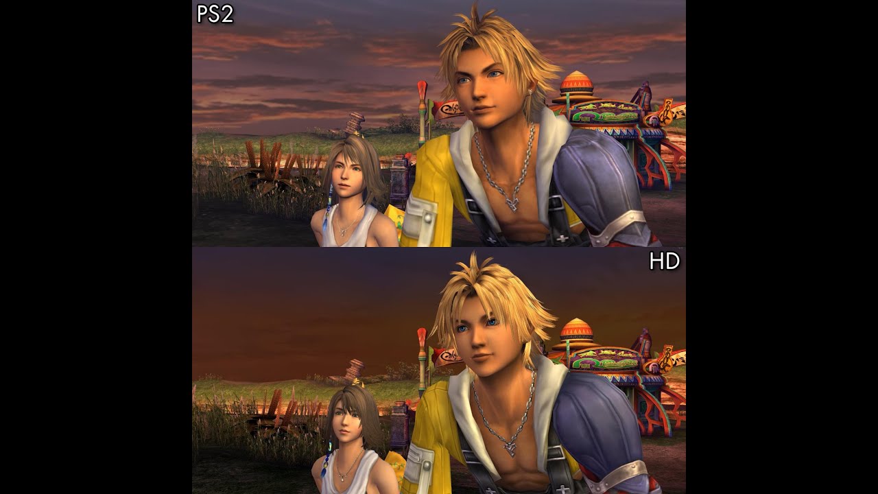 Final Fantasy X PS2 vs Final Fantasy X HD Remaster 1080P - YouTube