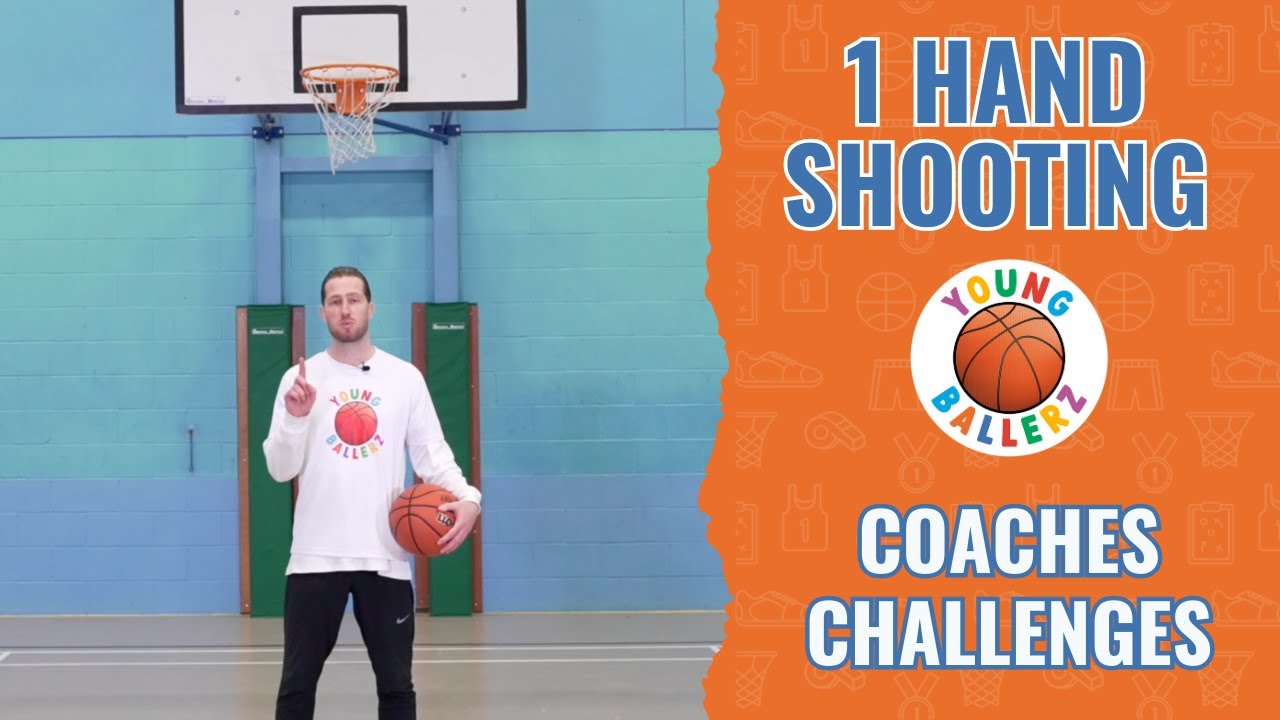 Kids Basketball Challenge- One Hand Shooting Challenge - YouTube