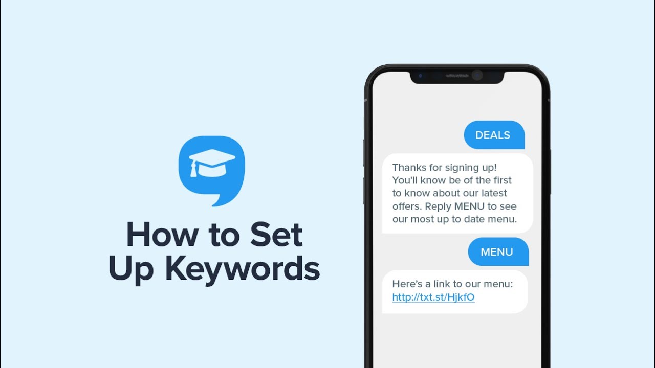 SMS Keywords: How to use them for Text Message Marketing - YouTube