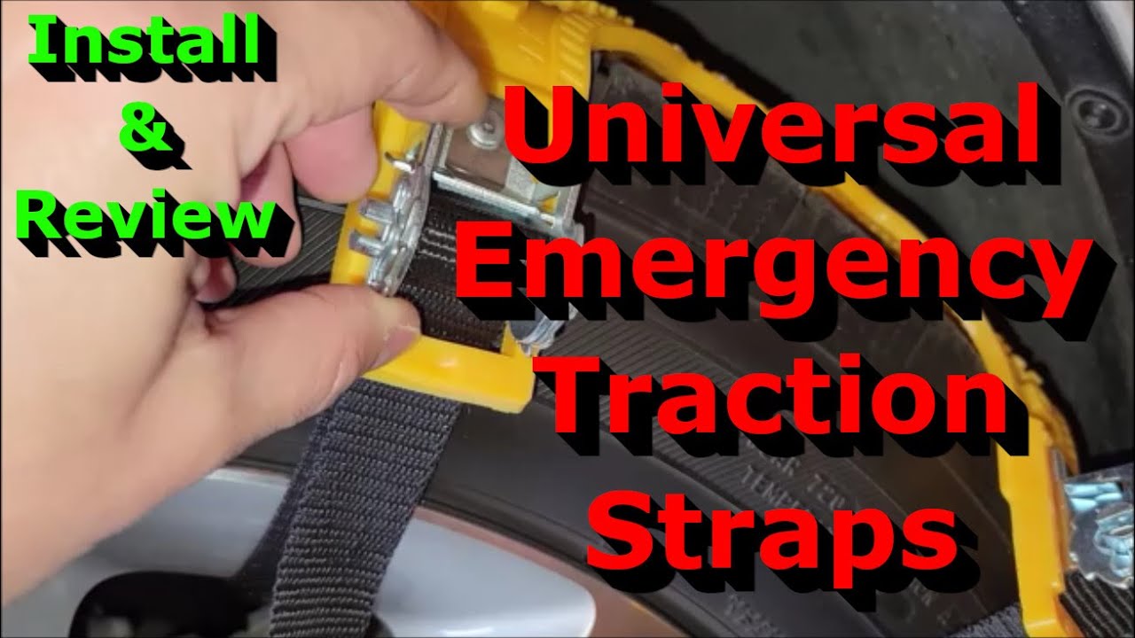 Universal Emergency Traction Straps - Install & Review - YouTube