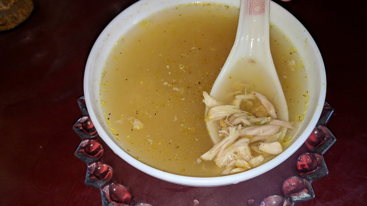 Chicken Yakhni soup recipe | How to make Chicken yakhni soup by Majida ...