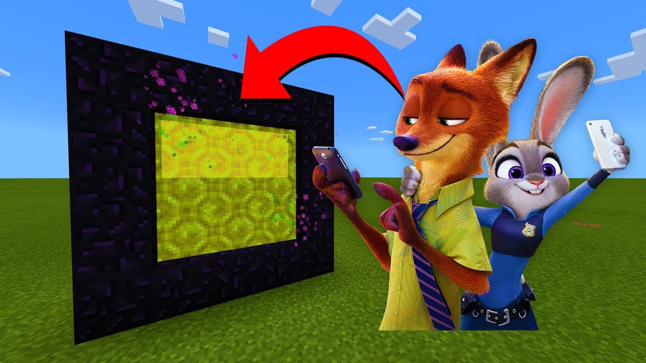 How To Make A Portal To The Zootopia Dimension in Minecraft! - YouTube