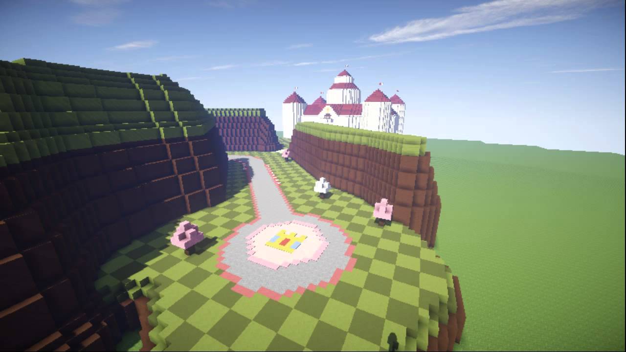 Minecraft Map Review | Mario Kart Royal Raceway Horse Race + Descarga ...