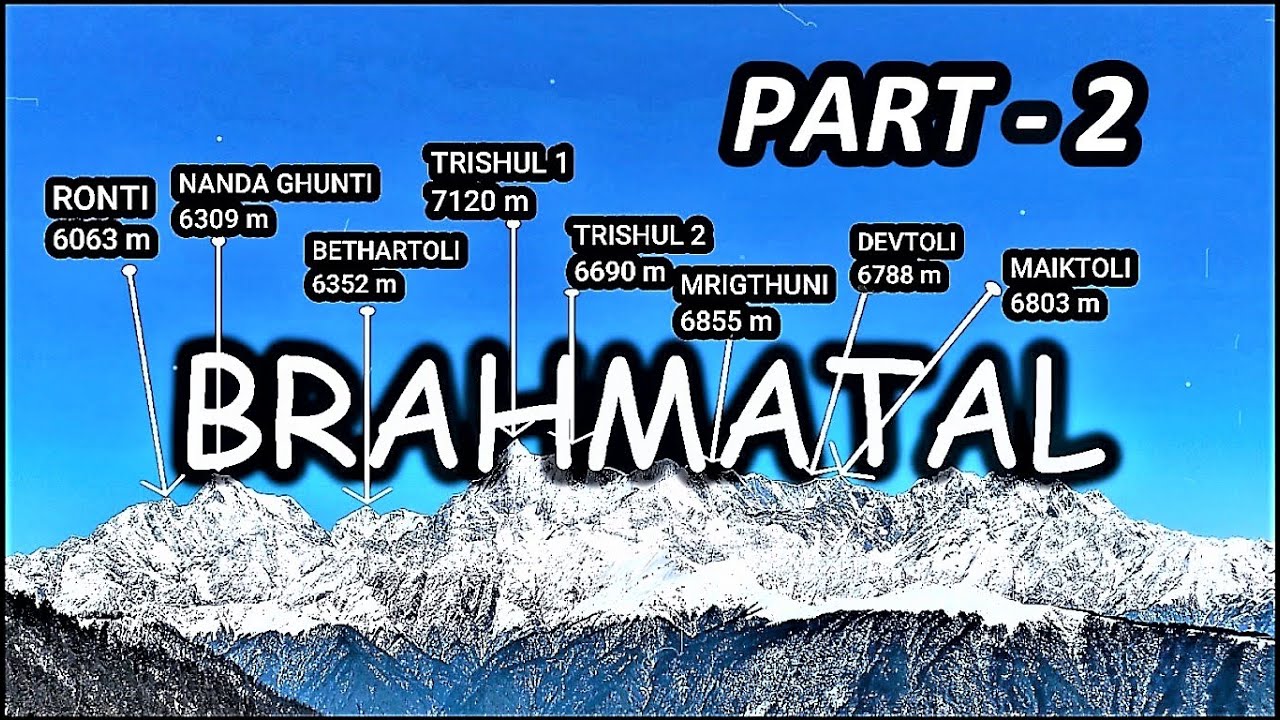 Brahmatal Trek Summit | Trishul Peak View | Nanda Ghunti | Jhandi Top ...